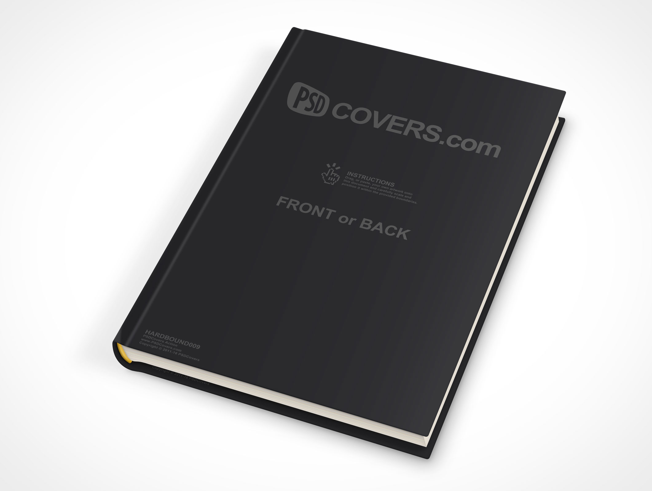 HARDBOUND009 • Market Your PSD Mockups for hardcover