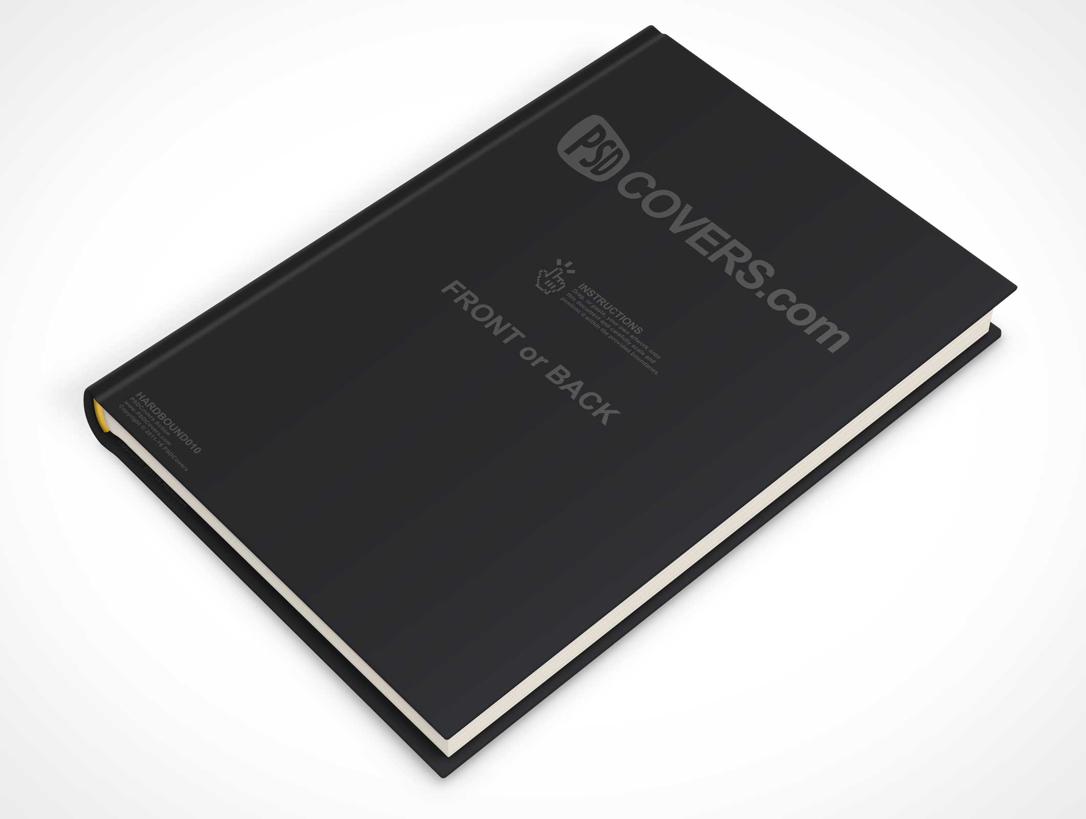 HARDBOUND010 • Market Your PSD Mockups for hardcover